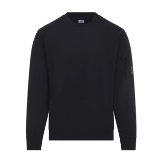 C.P. Company Total Eclipse Baumwoll-Sweatshirt - - Sweatshirts & Hoodies - Herren - Blau - XS