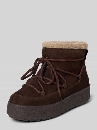 Marc O'Polo Schn&uuml;rstiefel aus Veloursleder Modell PIA