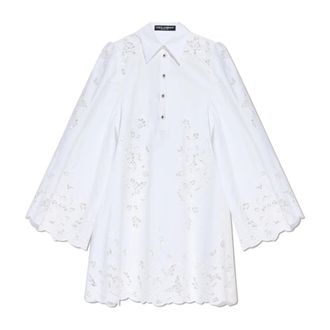 Dolce & Gabbana Durchbrochene Kleid - - Dresses - Damen - Wei&szlig; - S