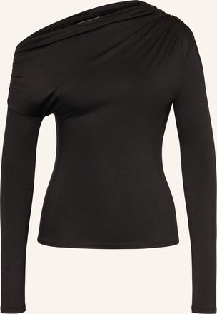Patrizia Pepe Patrizia Pepe One-Shoulder-Shirt Maglia schwarz