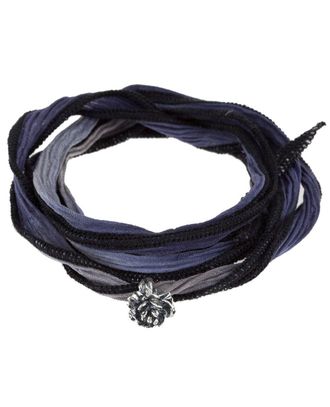 Catherine Michiels Pendentif charme La pivoine - Bleu