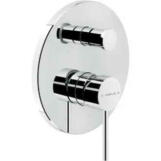 Nobili Externer 2-Wege-Unterputz-Einhebelmischer f&uuml;r die Dusche. Nobili VELIS VE125100/ECR Serie Verchromt - Messing