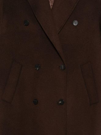 032c Double-Breasted Wool Coat - Brown
