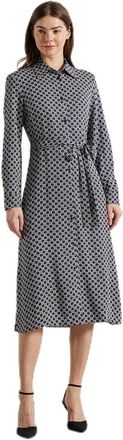 GANT Slim Geometric Printed Shirt Dress