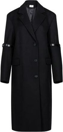 Coperni Manteau crois&eacute; en laine m&eacute;lang&eacute;e