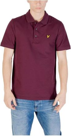 Lyle & Scott Homme, Tops, Rouge, Taille: XS Sp400Vog Polo &agrave; Manches Courtes