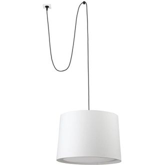 Faro Barcelona Faro Barcelona - conga Lampadaire blanc avec prise 68604-54