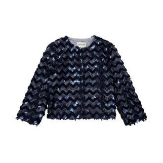 Munthe Dunkelblaue Moolinu Weste - - Knitwear - Damen - Blau - M