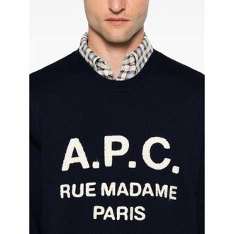 A.P.C. RUE MADAME Sweater - Navy