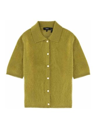 Theory Pull Col Rond - Vert