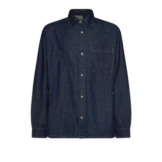 John Richmond Herren, Shirts, Blau, XSGr&ouml;&szlig;e