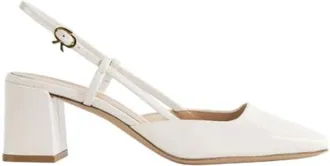 Gianvito Rossi Femme, Chaussures, Blanc, Taille: 40 EU Freeda Sling Escarpins