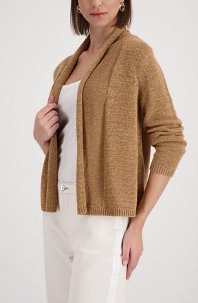 Monari Strickjacke Jacke Strick&uuml;berwurf Basic Schalkragen, Regular Fit