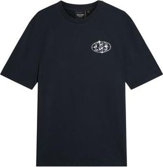 Lyle & Scott T-shirt imprim&eacute; &agrave; col rond en coton
