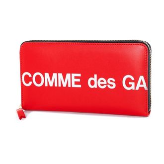 Comme Des Gar&ccedil;ons Logo Print Zip Wallet - - Accessories - Herren - Rot - ONE SIZE