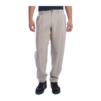 Emporio Armani Moderne Tapered Chino Hose - - Trousers - Herren - Grau - L