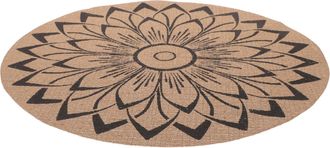 BESPORTBLE Runde PVC Tischunterlage Hitzebest&auml;ndig mit Tassenuntersetzer f&uuml;r Zuhause B&uuml;ro Bar Mehrzweck Tischset