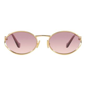 Miu Miu Logo Sonnenbrille - - Accessories - Damen - Gelb - 54 MM