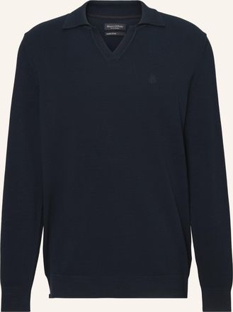 Marc O'Polo Marc Opolo Strick-Poloshirt blau