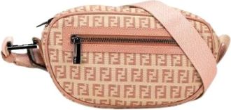 Fendi Sac bandouli&egrave;re en toile Pre-owned - Femme - Pre-owned - Beige - Taille: ONE Size