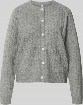 Pieces Regular Fit Strickjacke mit Woll-Anteil Modell SILLY