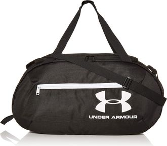 Under Armour Herren Roland Duffle Bag, Herren, Tasche, Roland Duffel Md, Schwarz (6)/Wei&szlig;, One Size Fits All
