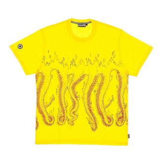 Octopus Octopus Logo Tee Gelbes T-Shirt - - Tops - Herren - Gelb - XL