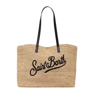 MC2 Saint Barth Raffia City Bag - - Bags - Damen - Beige - ONE SIZE