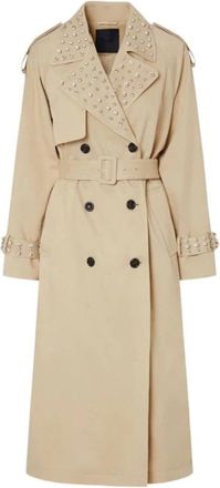 Liu Jo Femme, Manteaux, Beige, Taille: 40 FR Trenchs