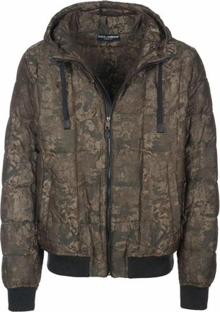 Dolce & Gabbana Daunenjacke - - Jackets - Herren - Gr&uuml;n - S
