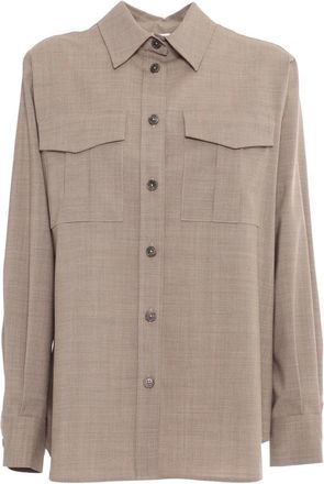 P.A.R.O.S.H. P.a.r.o.s.h., Homme, Chemises, Gris, Taille: M Camicia