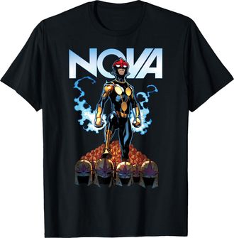 MARVEL Nova Guardians of the Galaxy Helmet Graphic T-Shirt T-Shirt