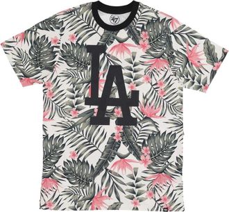 47 Brand Homme, Tops, Multicolore, Taille: XL Floral Repeat Echo Tee