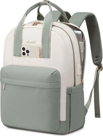 Lovevook Sac &agrave; dos pour femme avec compartiment pour ordinateur portable, sac &agrave; dos d&eacute;cole, sac &agrave; dos &eacute;tanche, sac &agrave; dos de voyage, sac &agrave; dos daffaires, sac de