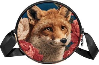 Generic Petit sac à bandoulière Circle pour femme, petit sac à bandoulière jaune miel avec fermeture éclair, bretelles réglables, sac à main rond décontracté 