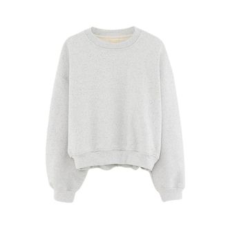 Bellerose Femme, Sweatshirts et sweats &agrave; capuche, Gris, Taille: 42 FR Fancy Boxy SweaT-shirt