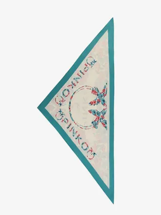 Pinko Womens Triangle Foulard Swing Multicolour Viscose-Silk Scarf Scarfs
