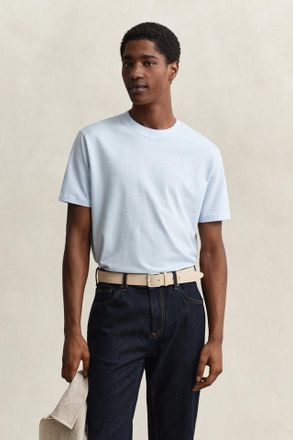 GANT Kurzarmshirt 2 TONE PIQUE SS TSHIRT