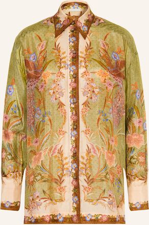 Zimmermann Hemdbluse Indra Aus Seide gruen