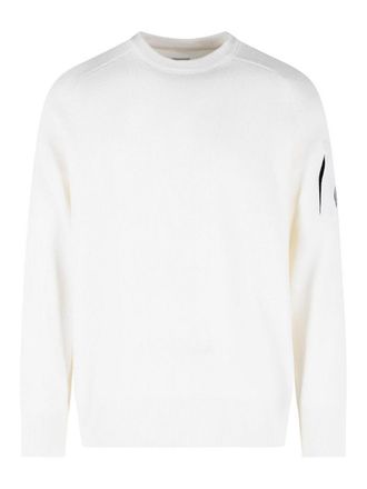 C.P. Company C. P. Company Pull Col Rond - Blanc
