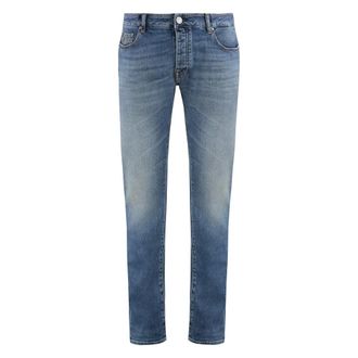 Moorer Homme, Jeans, Bleu, Taille: W30 Credi Slim Fit Jeans