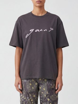Ganni T-Shirt Damen Farbe Grau