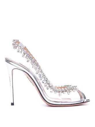 Aquazzura Chaussures À Talon - Argent