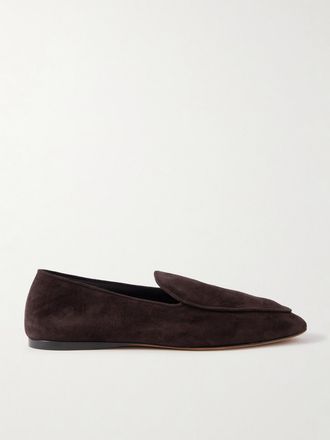 The Row Mocassins En Daim Awar - Marron