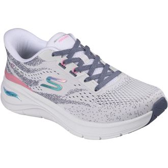 Skechers Arch Fit 3.0 Textil Damen Wei&szlig;es Mesh/Multi Trim Trainer