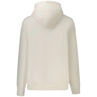 Tommy Hilfiger Logo Embroidered Cotton Hoodie - White