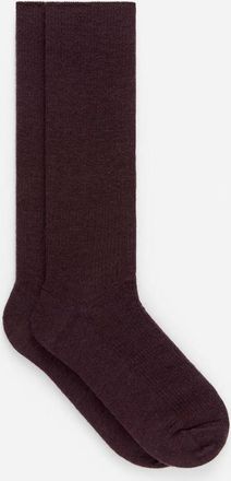 Arket Gerippte Socken Aus Wollmischung -Rot