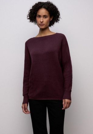 Street One Strickpullover mit Materialmix