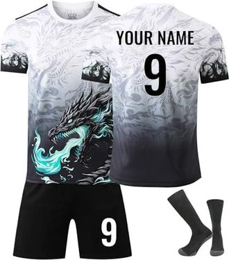 Generic Maillot De Football Domicile/Ext&eacute;rieur 24/25 - Tenue Compl&egrave;te Personnalis&eacute;e pour Adultes Et Enfants (Pr&eacute;nom & Num&eacute;ro) pour Supporters (Maillot, Short,