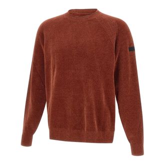 Roberto Ricci Design Rrd, Homme, Pulls, Rouge, Taille: 3XL Velvet Round Knit